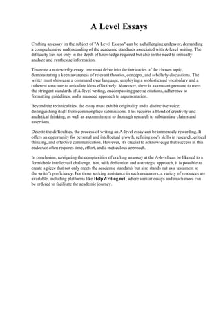 A Level Essays.pdf