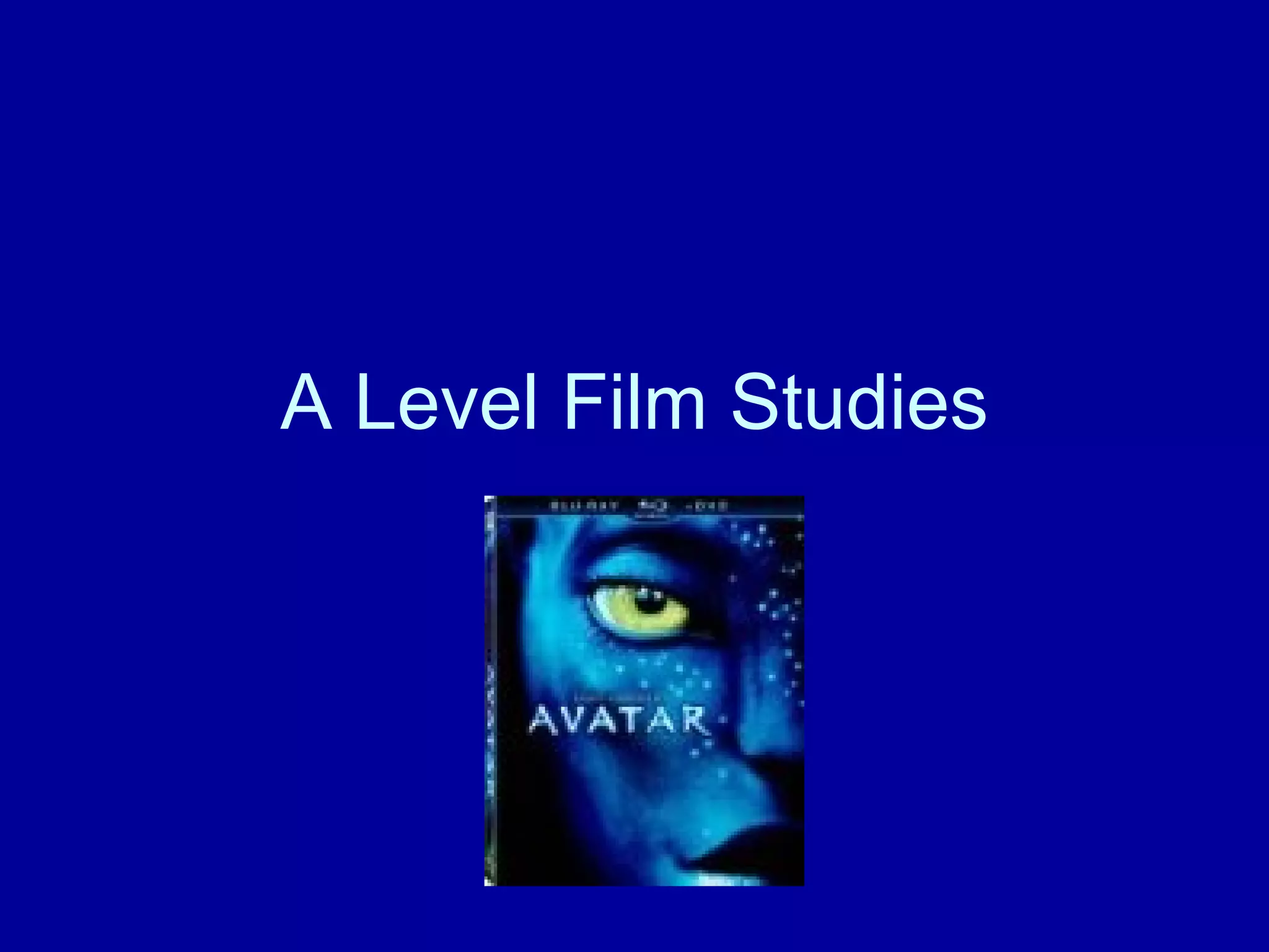 A level film studies | PPT