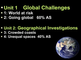 A Level Geog | PPT | Geography | Science