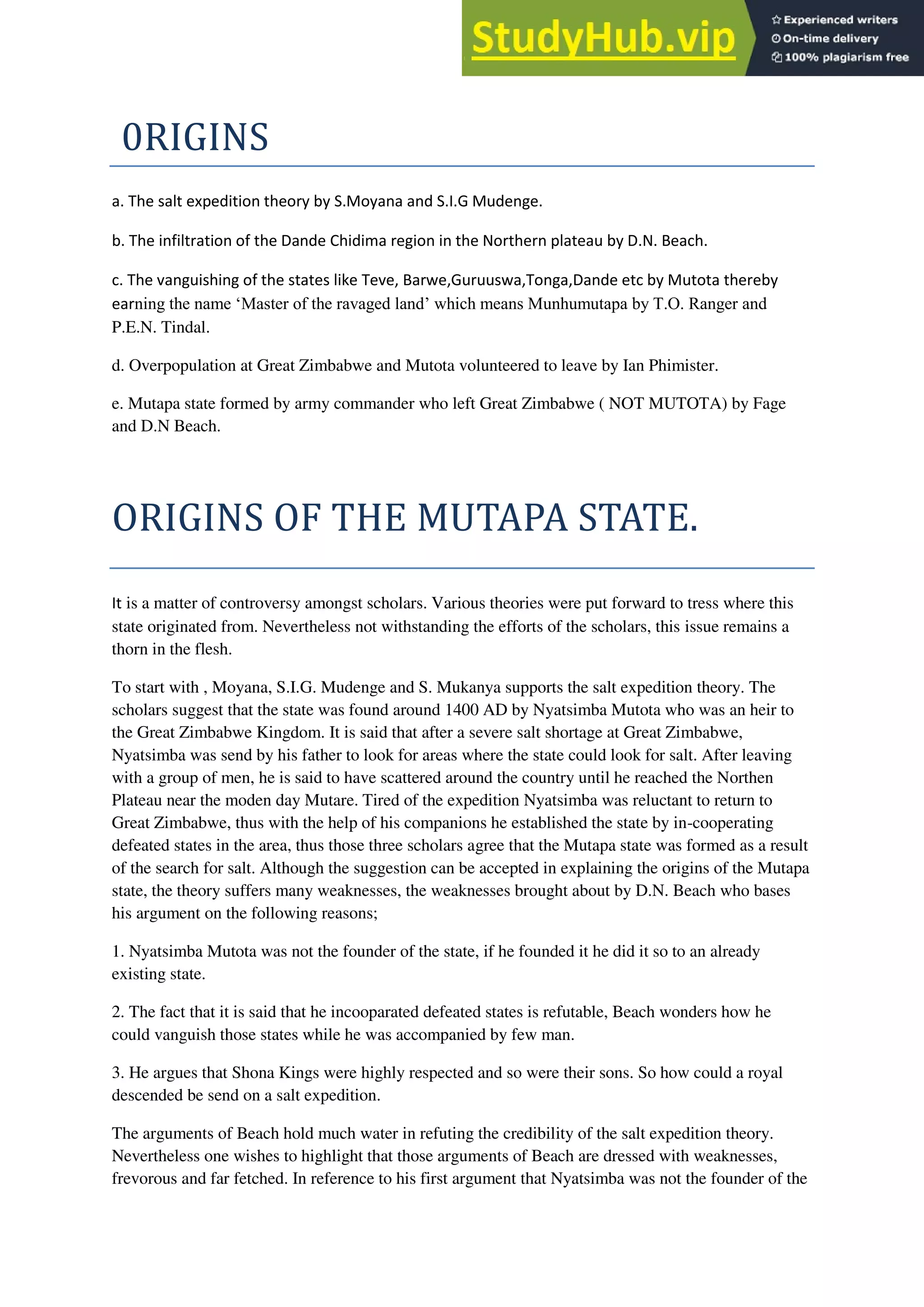 A LEVEL HISTORY ZIMBABWE | PDF