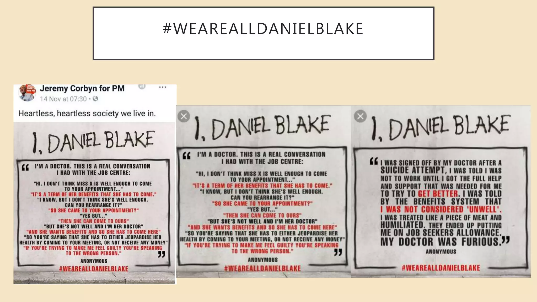 I, Daniel Blake Marketing | PPTX