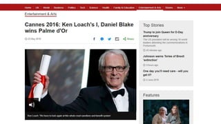 I, Daniel Blake Marketing | PPTX