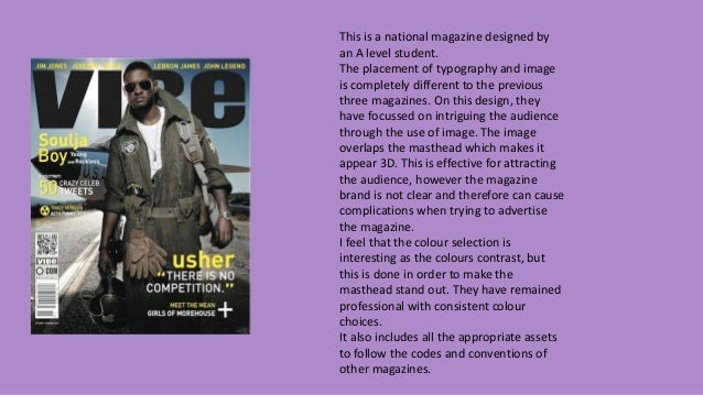 A level magazine examples