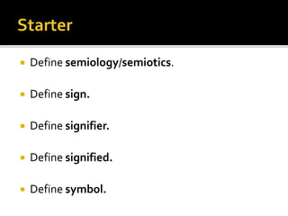 A level Representation_Stereotypes, countertypes and archetypes | PPTX