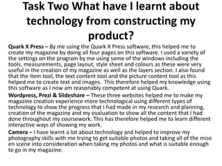 A level media studies – evaluating your coursework | PPT