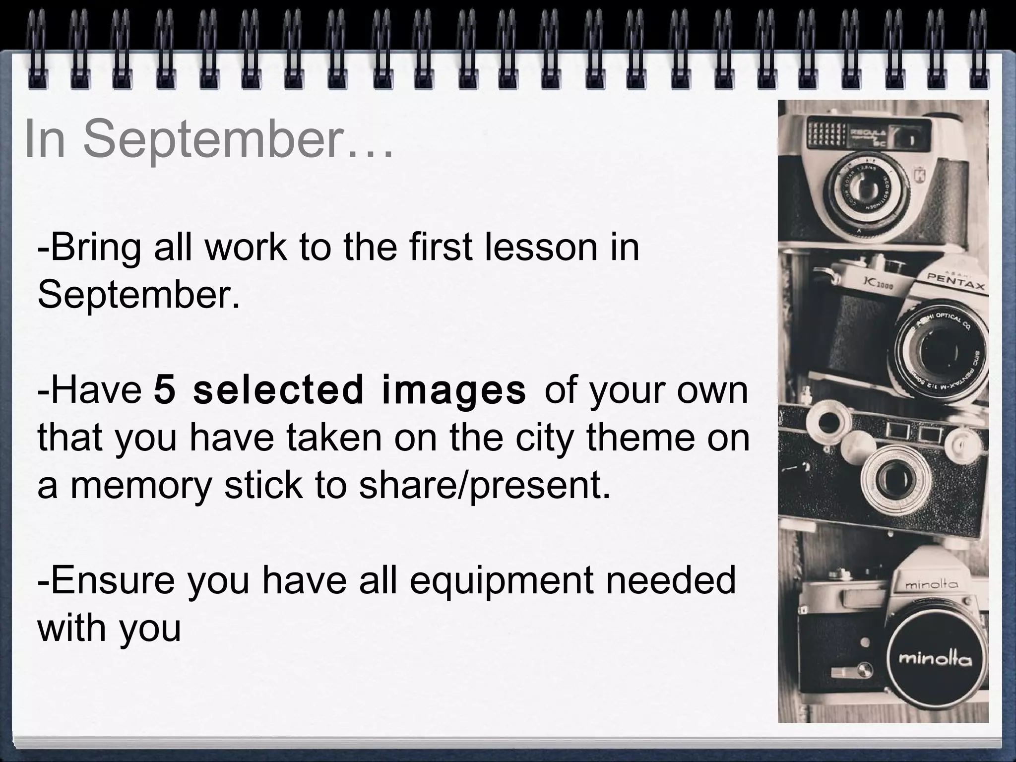 A level photography induction 18 | PPT | Photography | Arts and Crafts
