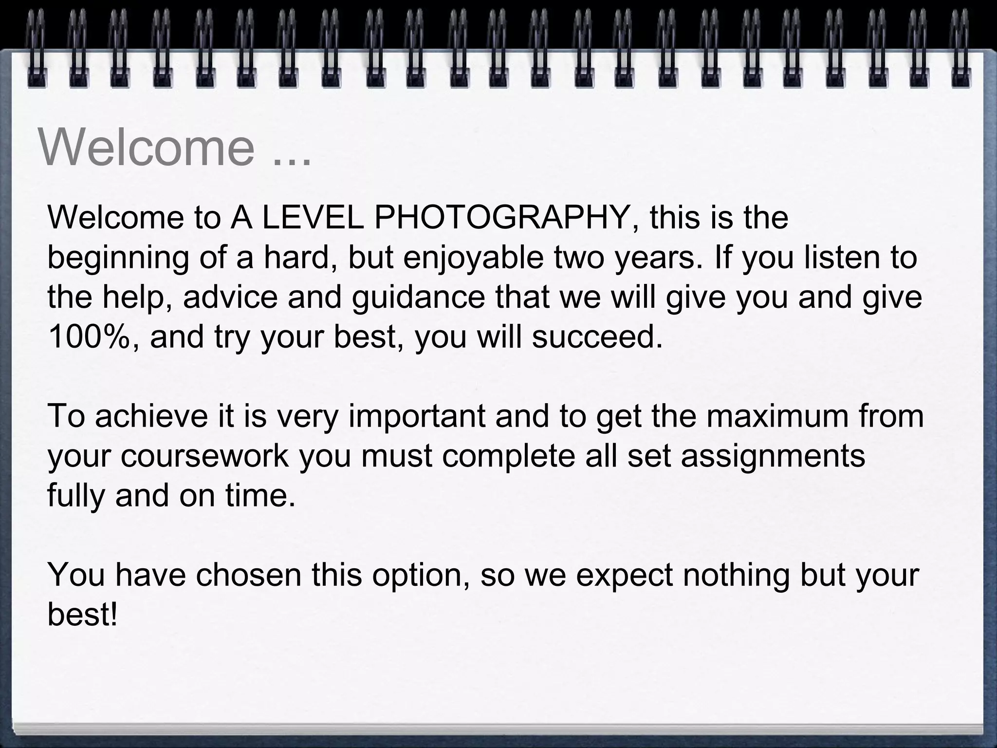 A level photography induction 18 | PPT | Photography | Arts and Crafts