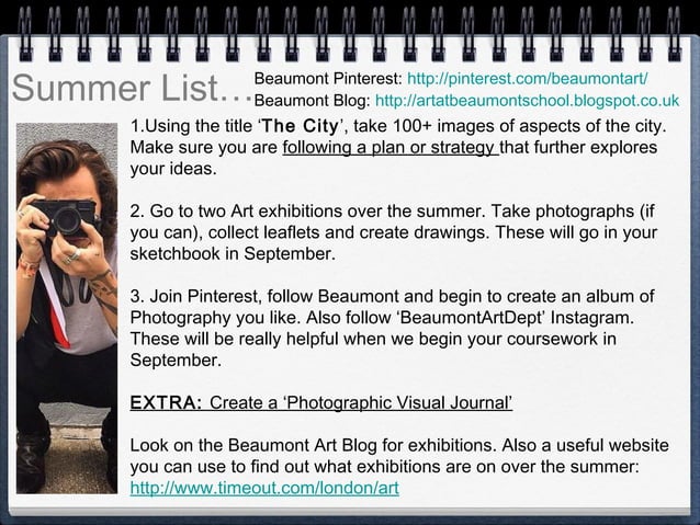 A level photography induction 18 | PPT