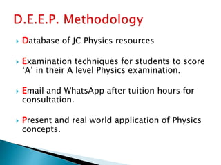 A Level Physics Tutor | PPT