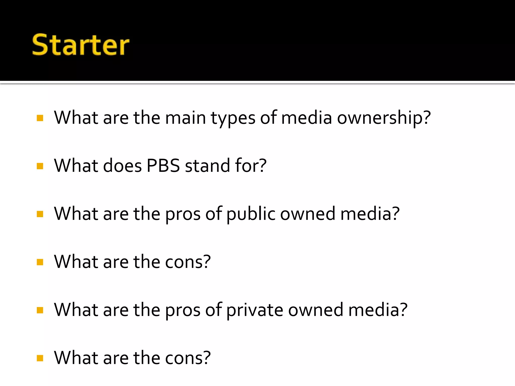 A levels audience | PPT