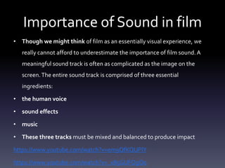 Film sound | PPTX