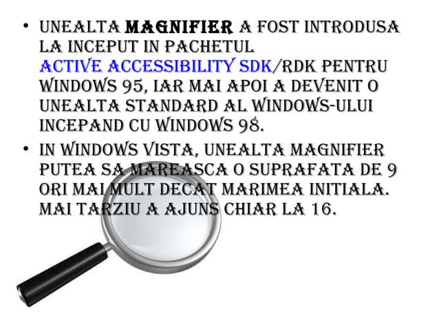 Windows Magnifier Tool Ppt