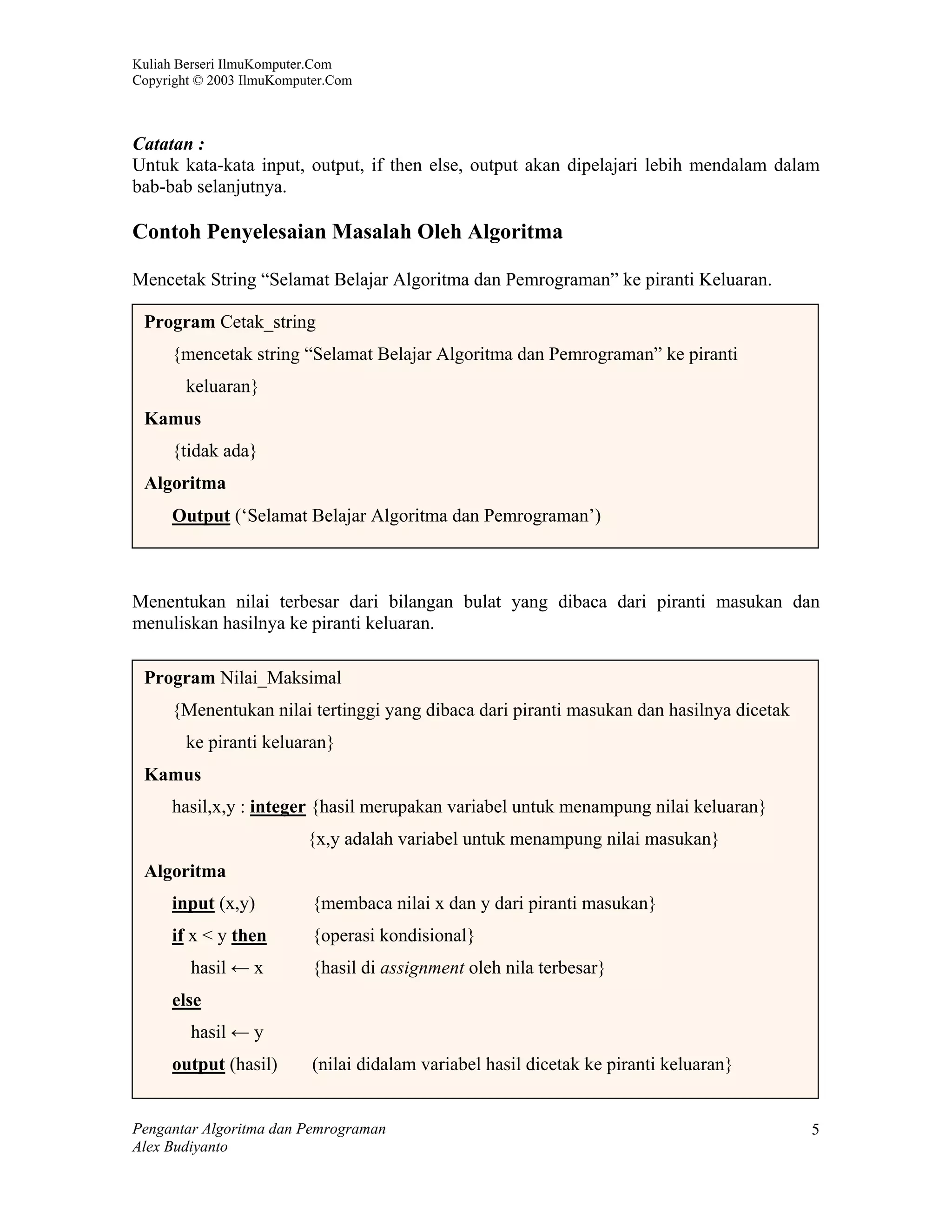 Alex algoritma-02 | PDF