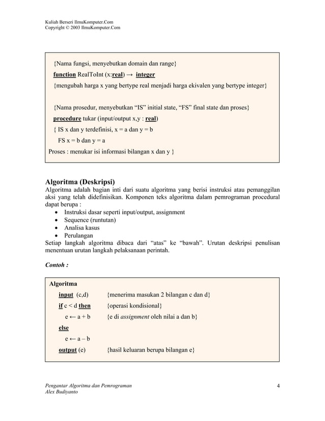 Alex algoritma-02 | PDF