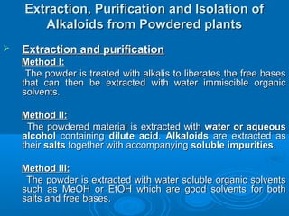 Alkaloids | PPT