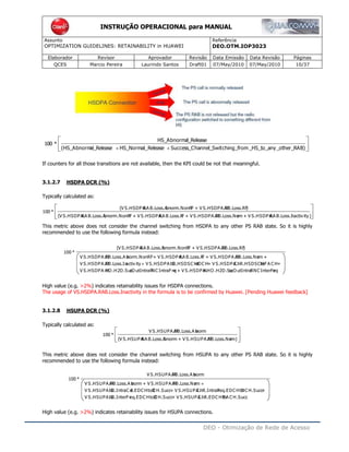 Alex optimization guidelines - retainability huawei - rev.01