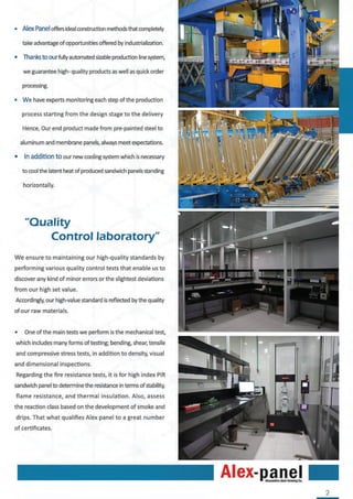 Alex panel Powered by Alexandria Steel Forming ( Alex Form ) | PDF