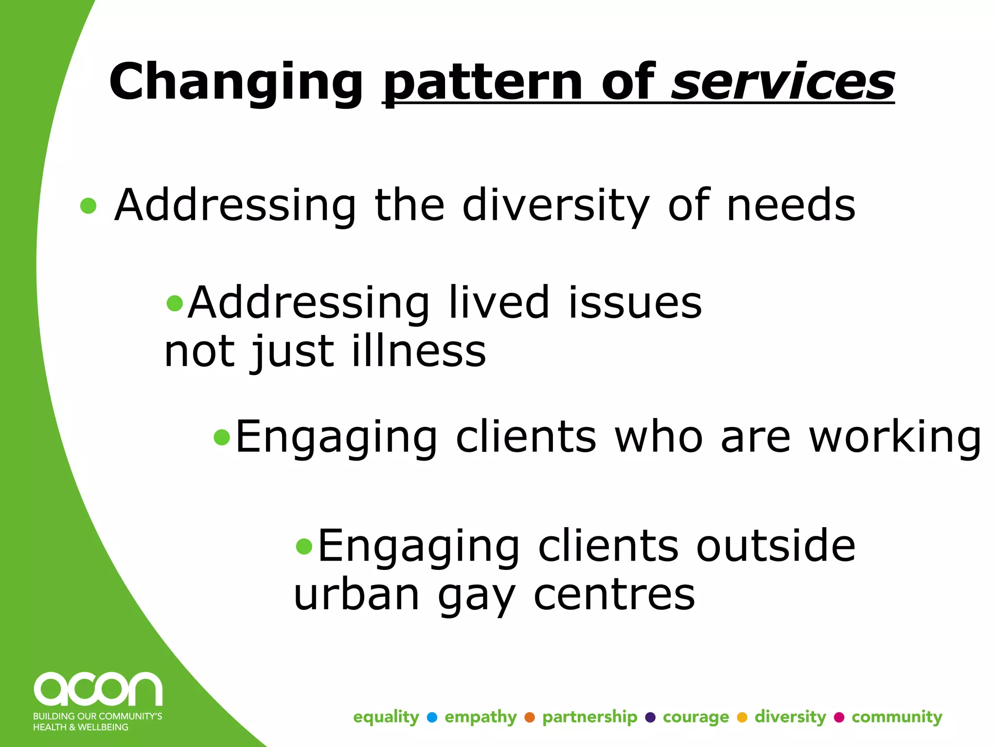 ACON Health Maintenance | PPT