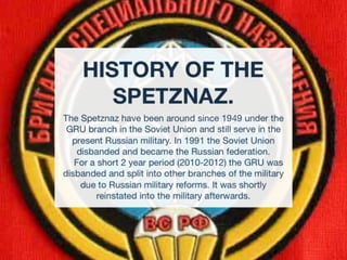 Alex Snyder. Spetznaz re-edited. | PDF