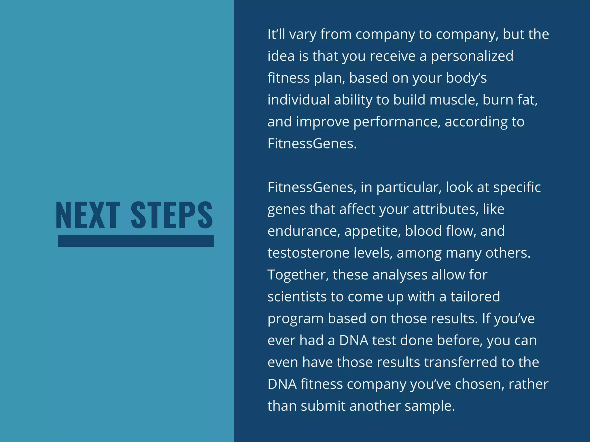 DNA Fitness: Explained | PPT