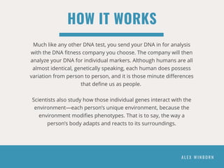 DNA Fitness: Explained | PPT