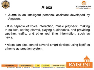 Amazon Alexa Working | PPSX