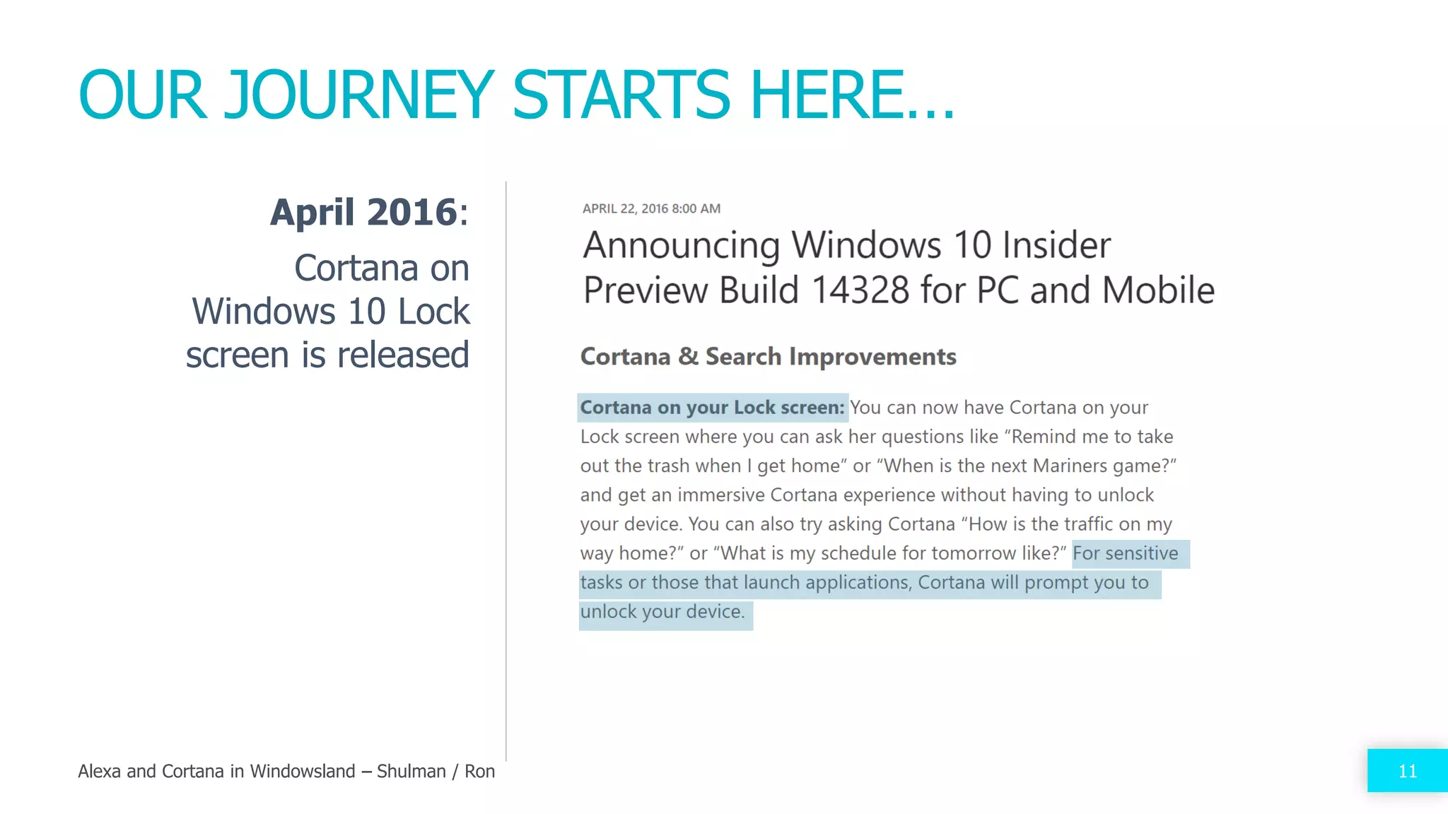 Alexa and Cortana in Windowsland - BSidesTLV, June 2019 | PPT