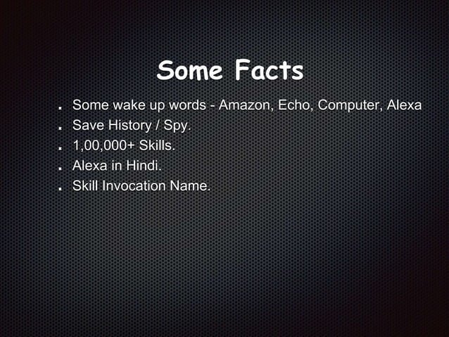 Alexa Basic Introduction | PPT