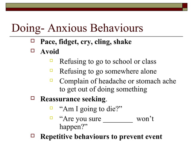 Dealing with Anxiety in the Classroom | PPT | Brain and Nervous System ...
