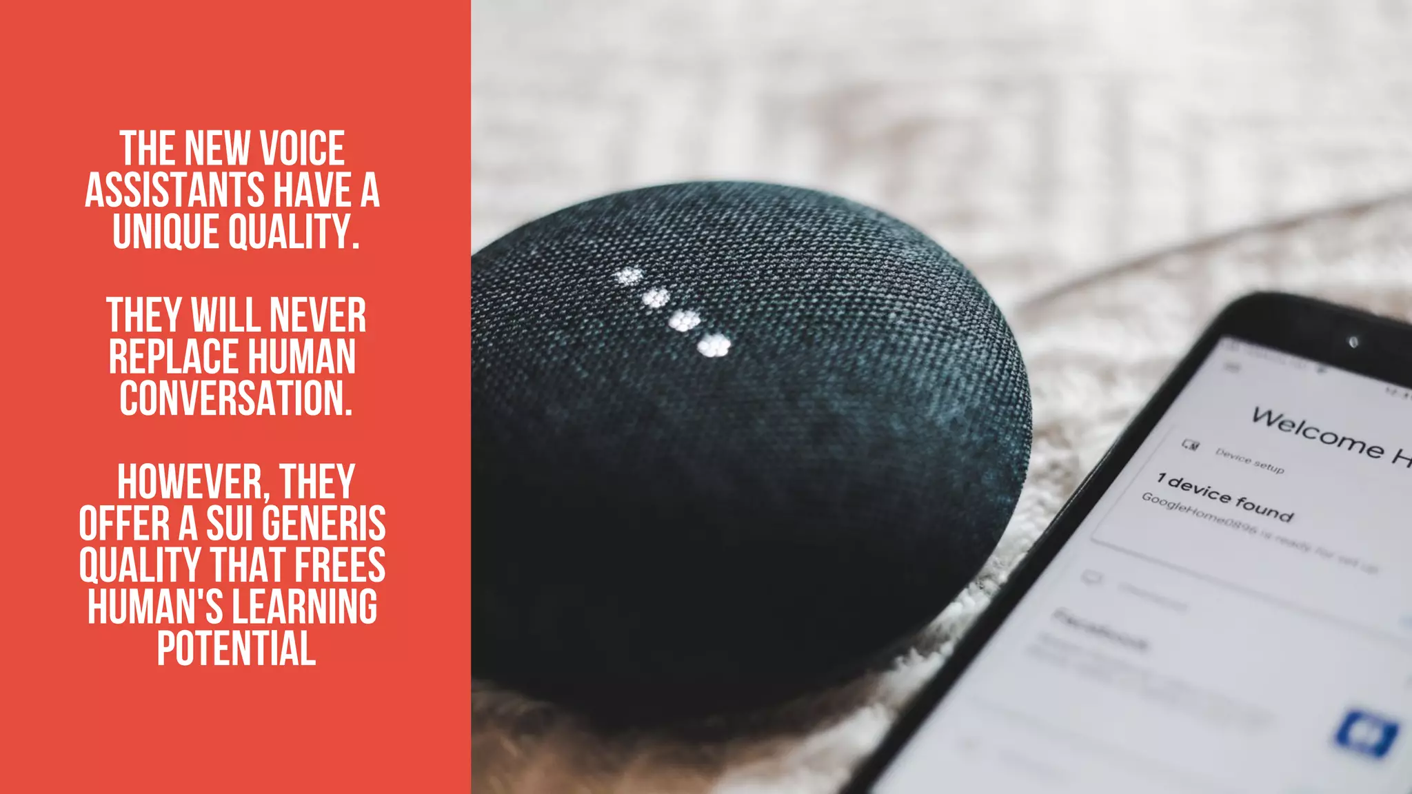 Alexa, let's learn! Talking Devices And Education | PPT