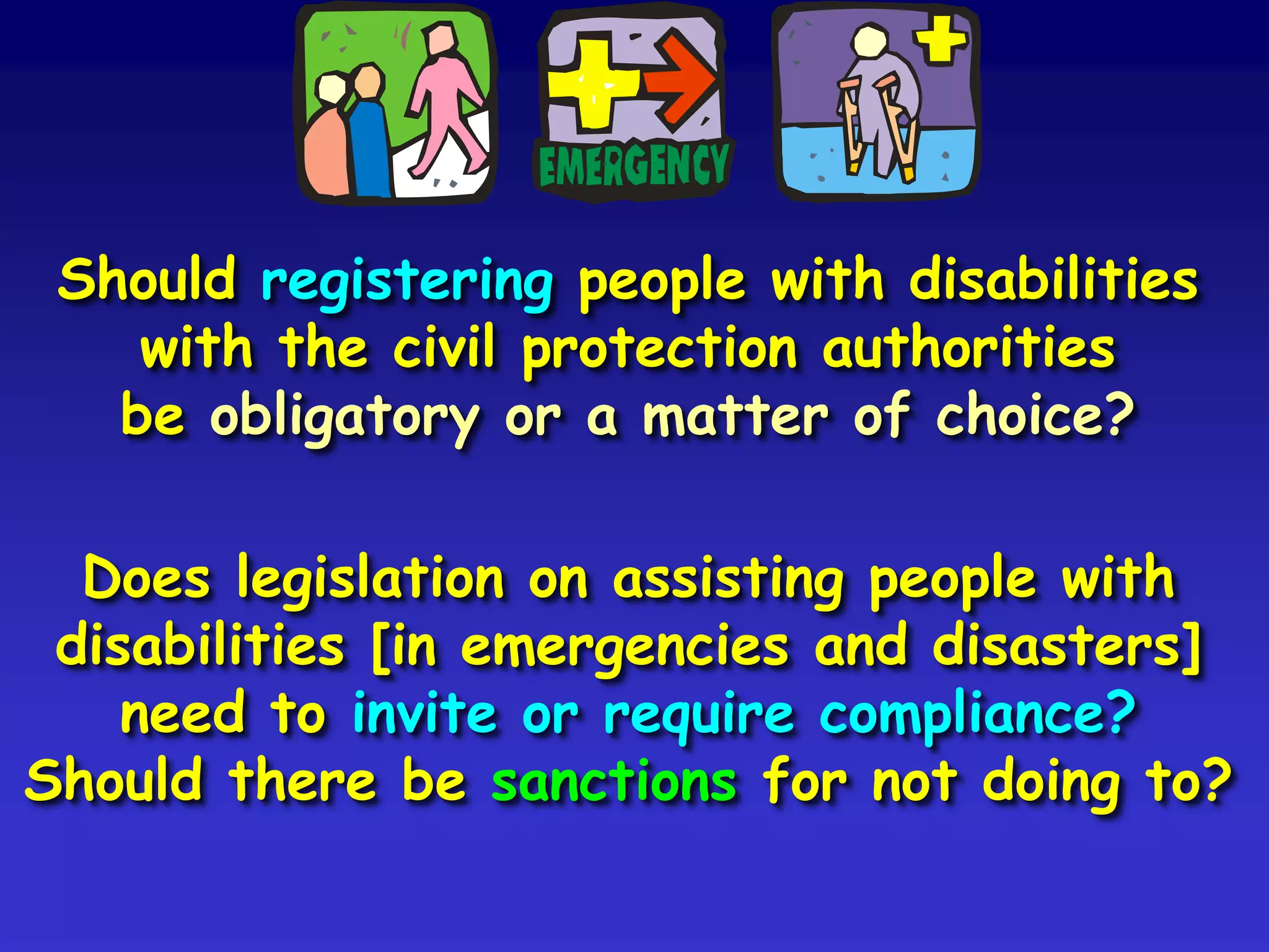 Disasters and People with Disabilities | PDF