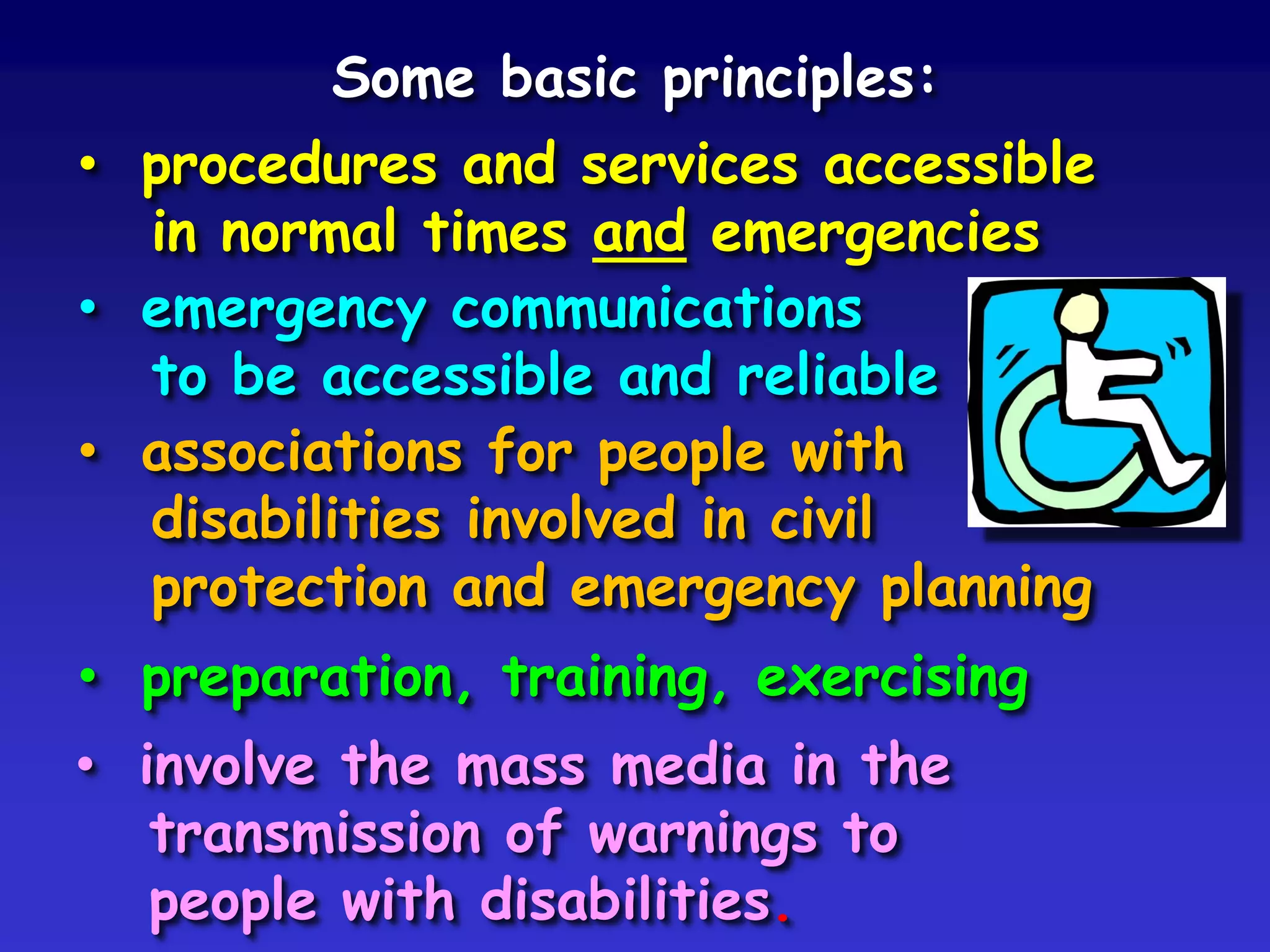Disasters and People with Disabilities | PDF