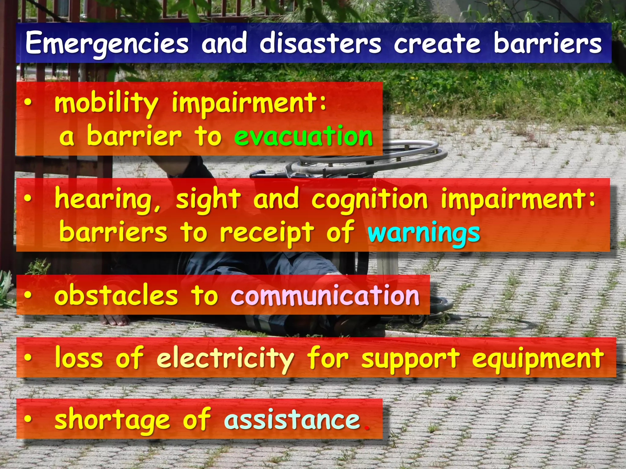 Disasters and People with Disabilities | PDF