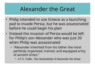 Alexander the Great: Life Legend Legacies | PPT