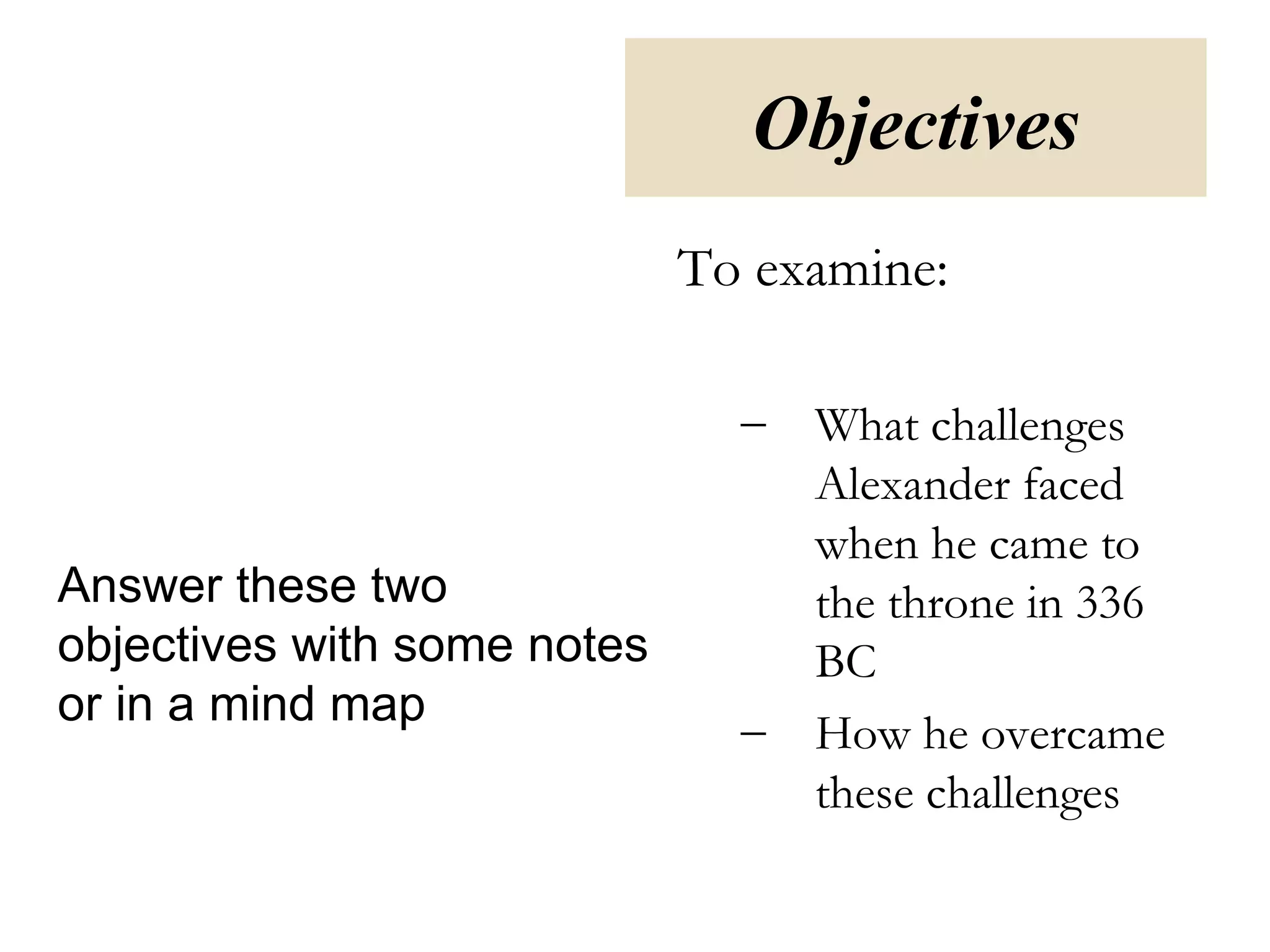 Alexander And Greek Rebellion 336 335 Bc2 | PPT