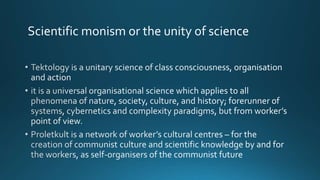 Red Star vs. Hammer & Sickle: The Fall and Rise of Alexander Bogdanov | PPT