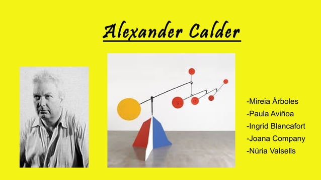 Alexander calder | PPT