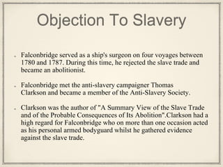 Alvin Barnes of Jackson Mississippi Presents Alexander Falconbridge ...