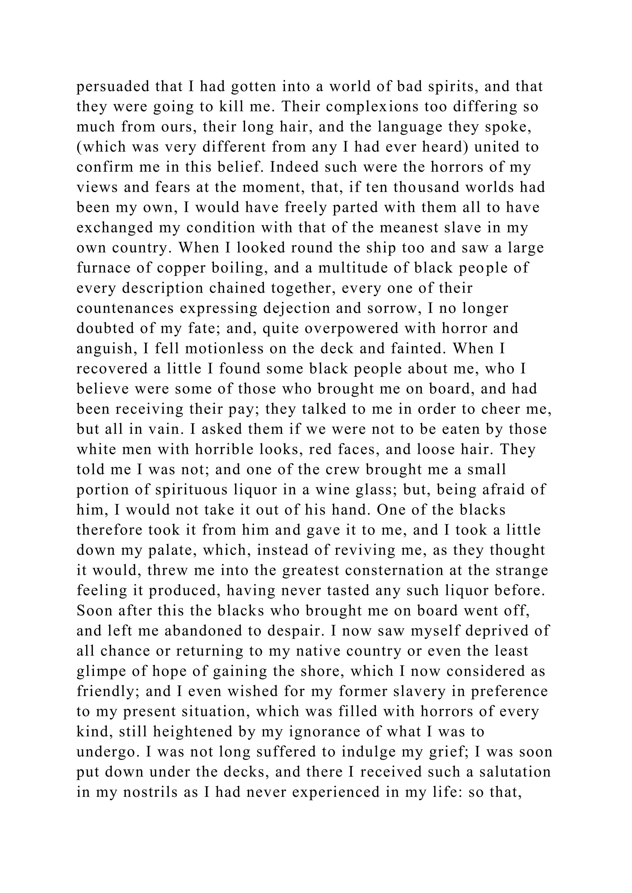 Alexander Falconbridge, The African Slave Trade (1788).htmlAle.docx ...