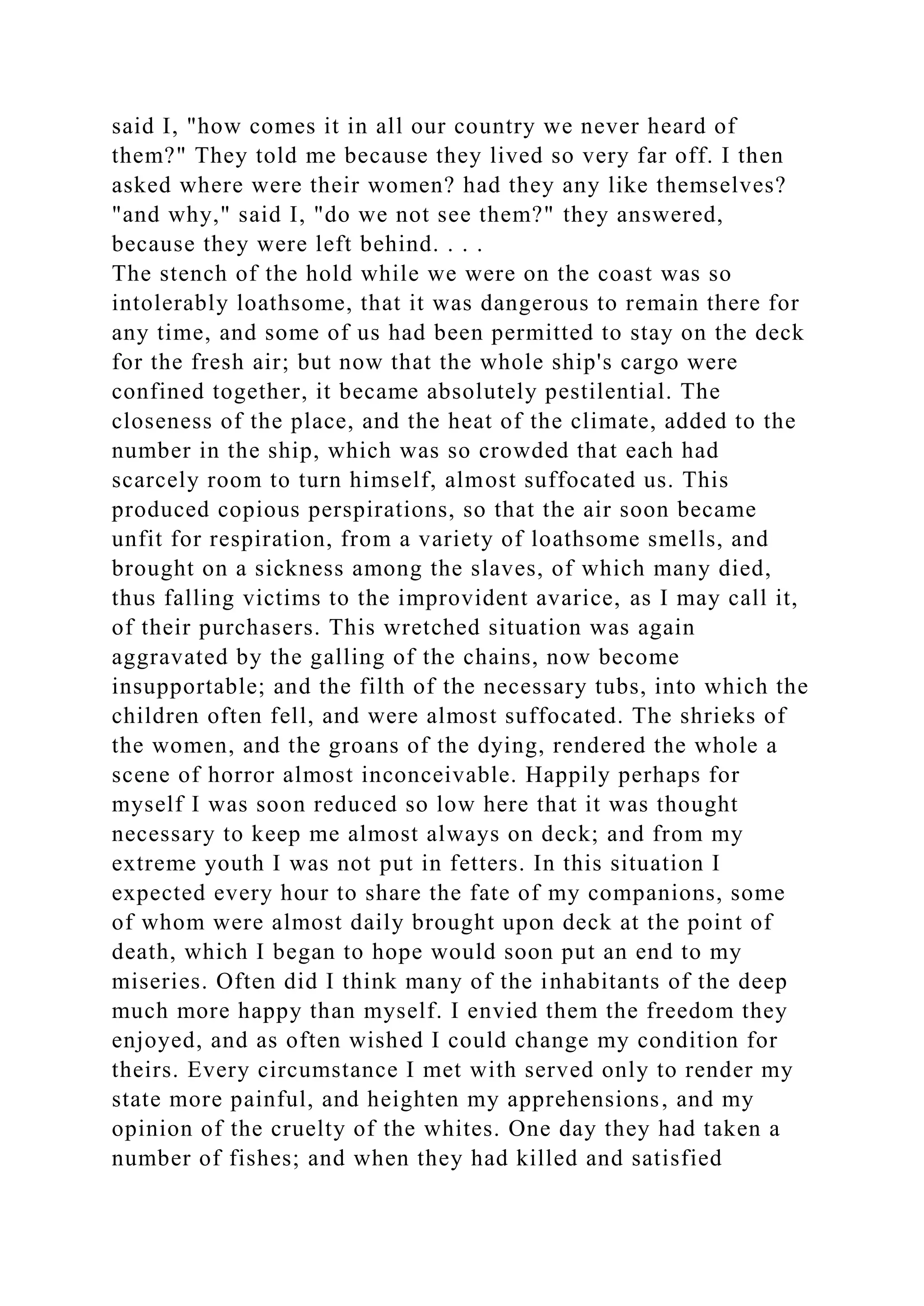 Alexander Falconbridge, The African Slave Trade (1788).htmlAle.docx ...