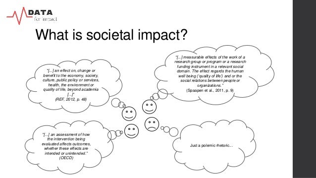 Data4Impact expert workshop. The Conceptual Framework of Societal Imp…