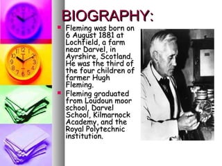 Alexander fleming yana_milenova | PPT