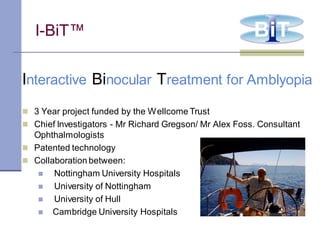 Assessment and Treatment of patients with Amblyopia using interactive binocular computer games | PDF