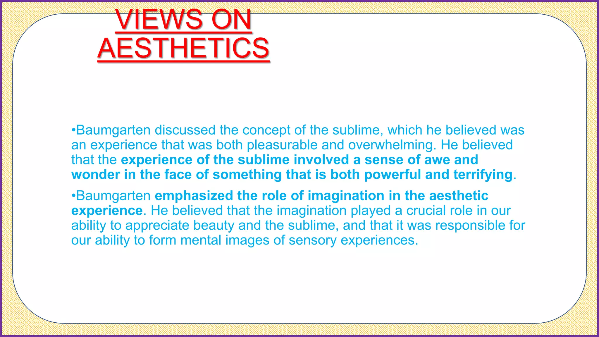 Alexander Gottlieb Baumgarten and Sigmund Freud philosophy By Anuj ...