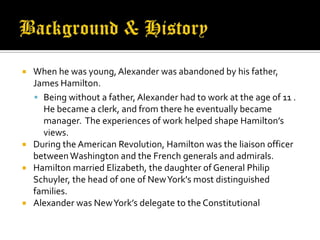 Alexander hamilton | PPTX