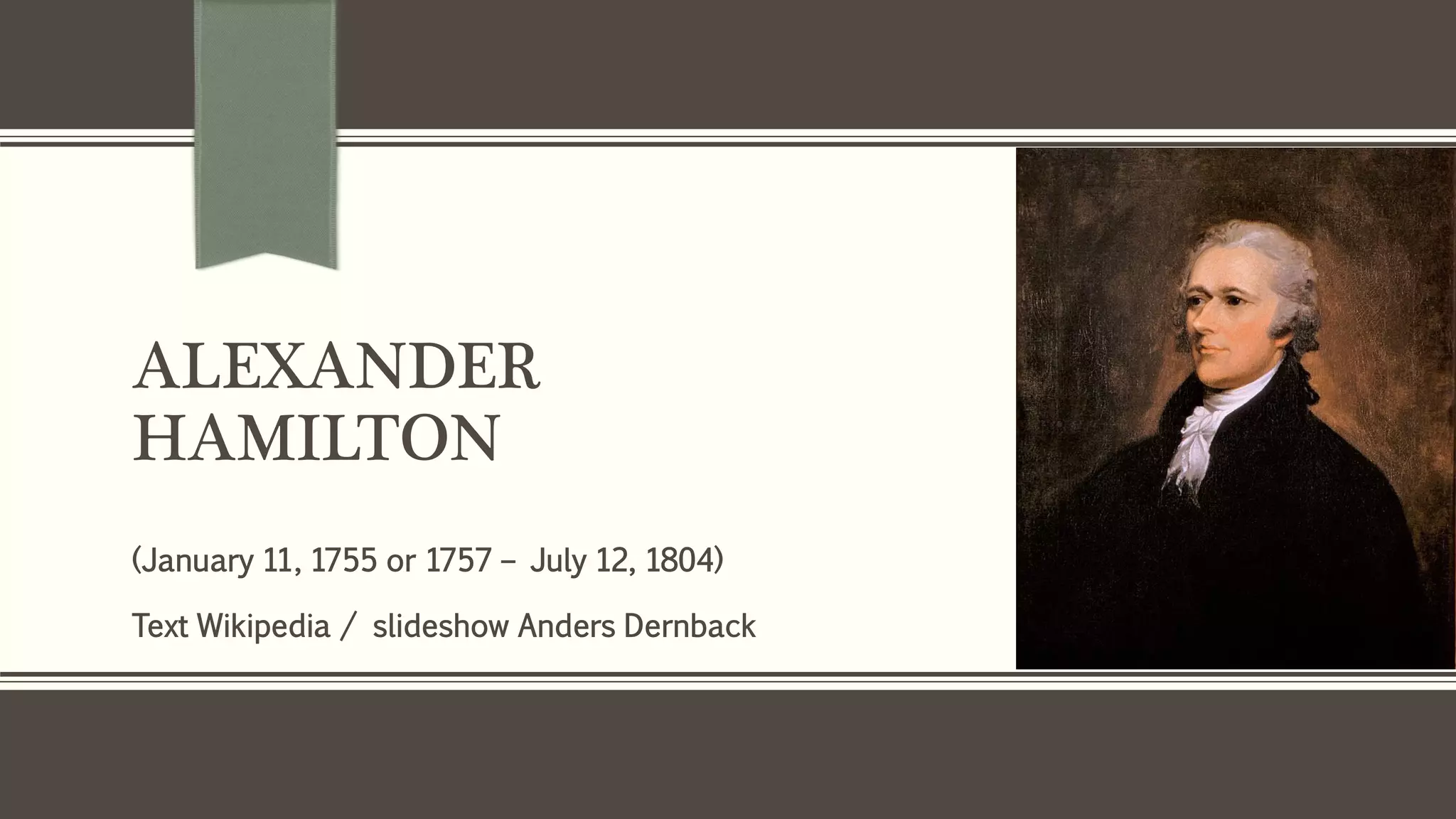 Alexander Hamilton | PDF