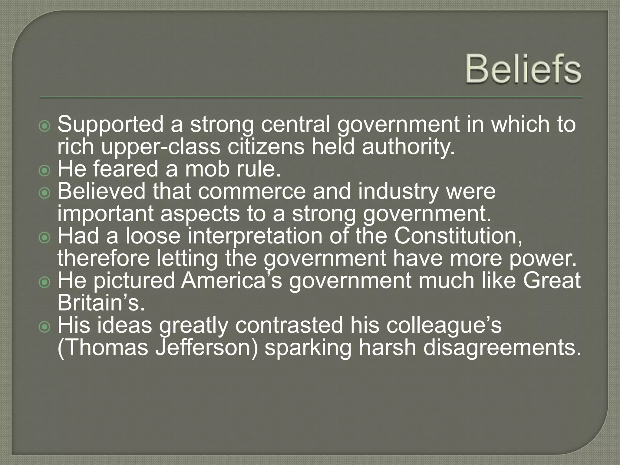 Alexander hamilton powerpoint | PPTX