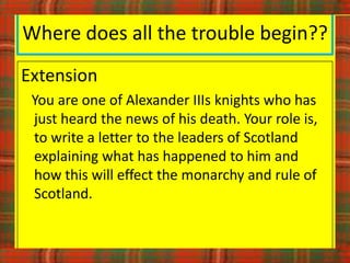 Alexander III of Scotland 1286-1290 | PPTX