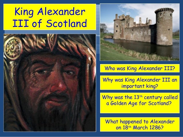 Alexander III of scotland