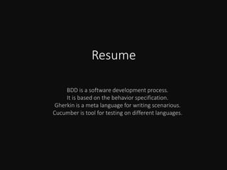 Alexander Litvinok (software engineer) "bdd wtf" | PDF | Programming Languages | Computing